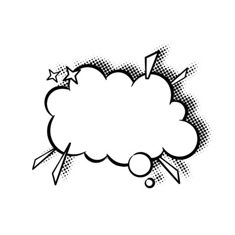 Modern Speech Bubble With Halftone Shadow Design 56779029 Vector Art At