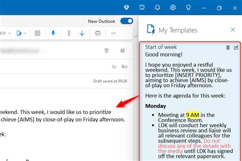 How To Create And Use An Email Template In The New Microsoft Outlook