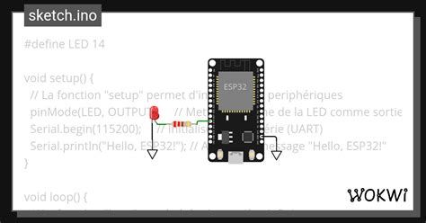 Esp32 Clignotant Wokwi Esp32 Stm32 Arduino Simulator