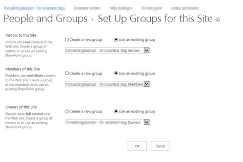 Create Default Groups Using Permissions Hidden Page Sharepoint