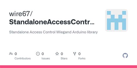 Github Wire67standaloneaccesscontrolwiegandarduino Standalone Access Control Wiegand Arduino