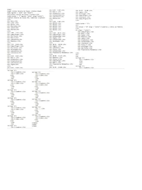 html pdf