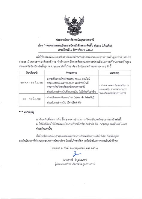 ประชาสัมพันธ์ ประชาสัมพันธ์ วิทยาลัยเทคนิคอุบลราชธานี