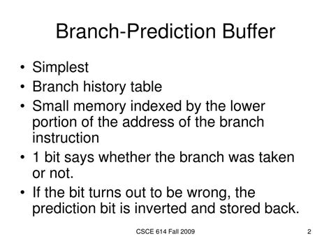 Ppt Dynamic Hardware Branch Prediction Powerpoint Presentation Free