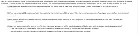 Solved Here Is A Simple Probability Model For Chegg
