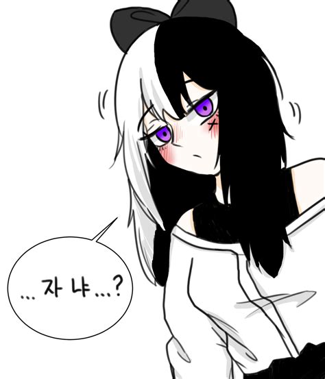 팬아트 일러스트 종이와플