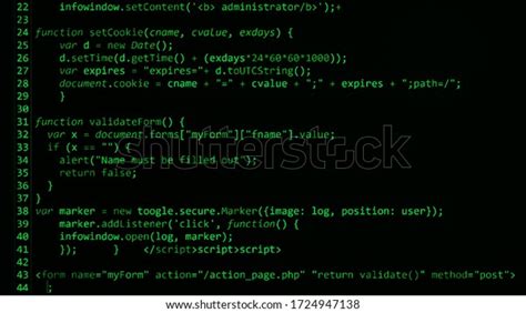 Computer Code Programming Coding Process 3d Stock Illustration