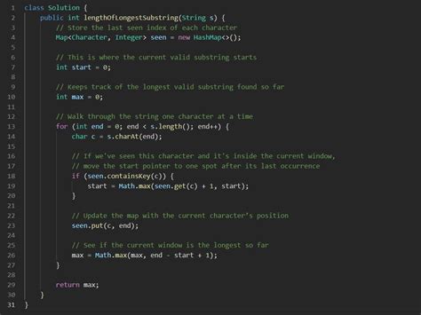 Leetcode 3 Longest Substring Without Repeating Characters — Solved In Java