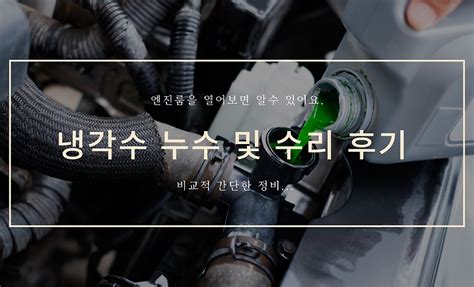 버스 냉각수 누수 및 수리 후기