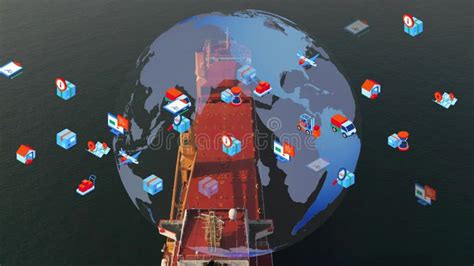 Logistics And Technology Concept Iot Internet Of Things Communication