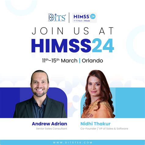 Ditstek Innovations Pvt Ltd Dits On Linkedin Himss24 Himss2024 Himss Healthcare