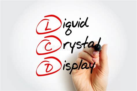Lcd Liquid Crystal Display Is A Type Of Flat Panel Display Which Uses