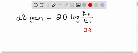 SOLVED Use A Calculator To Solve Each Problem Find The DB Gain Of An
