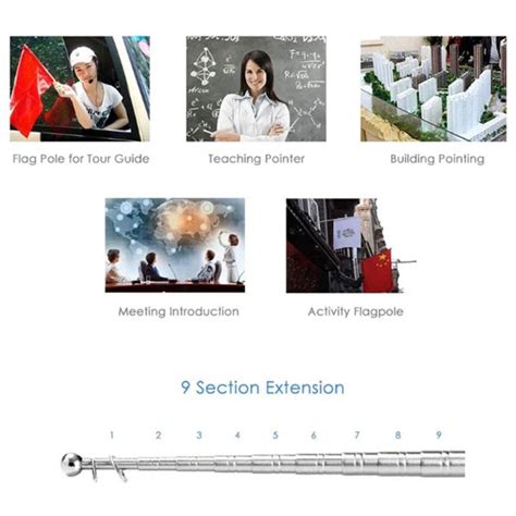 4pcs Teacher Pointer For Classroom Whiteboard Pointer Flagpole Darazpk
