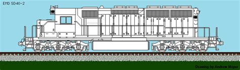 Emd Sd40 2 By Andrewk4 On Deviantart