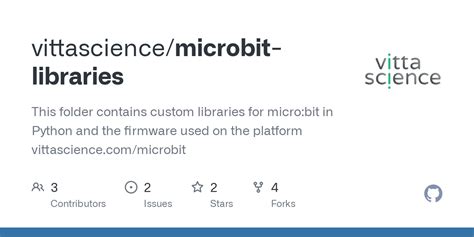 Github Vittasciencemicrobit Libraries This Folder Contains Custom