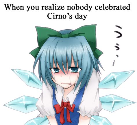 Rip Cirno 8112002 ⑨⑨2018 Cirno Know Your Meme