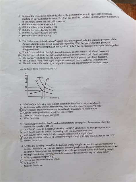UPD Samplexes Readings And Materials UPD Econ 100 1 Exercise Set Compilation With Answers