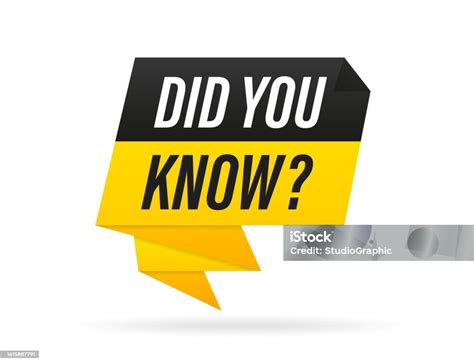 벡터 말풍선 아이콘 종이 스타일을 알고 계셨습니까 종이 접기 스타일 말풍선 배너입니다 텍스트를 알고 계셨나요가 있는 스티커