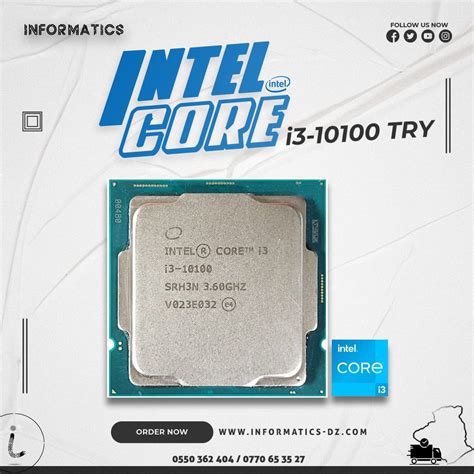 Intel Core i TRAY informatics Vente de matériel informatique