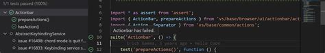 `actionbar Has Failed` On Hover Although Test Passed · Issue 117457 · Microsoftvscode · Github