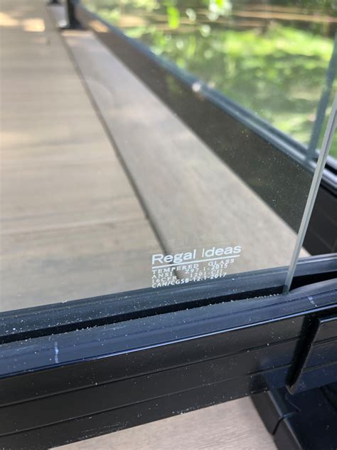 Azek Weathered Teak Decking With Regal Glass