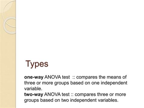 Statistical Significance Tests Pptx