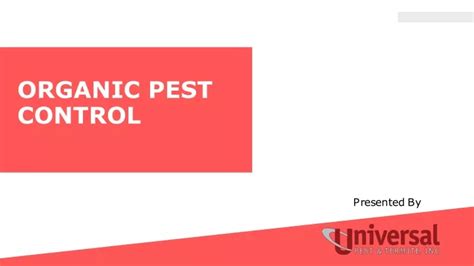 Ppt Organic Pest Control Powerpoint Presentation Free Download Id
