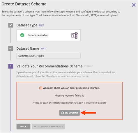 Create A Recommendations Dataset Monetate Kb