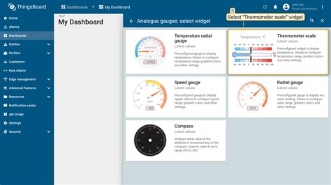 Working With Widgets ThingsBoard Community Edition