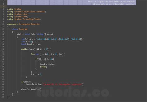 Arrays Visualstudio Ctriangular Superior
