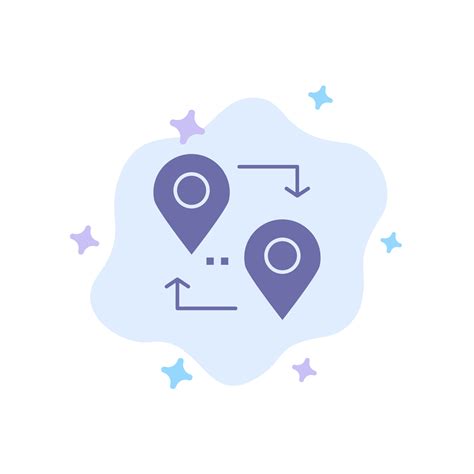 Location Map Pointer Travel Blue Icon On Abstract Cloud Background 14698609 Vector Art At Vecteezy