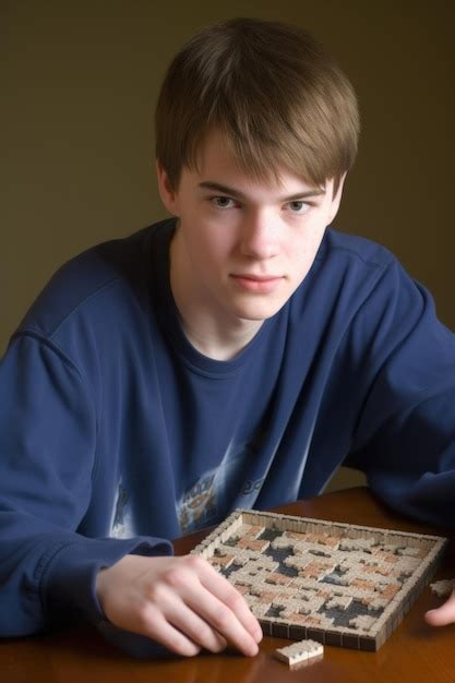 Premium Ai Image A Young Man Looking Puzzled While Holding A Puzzle