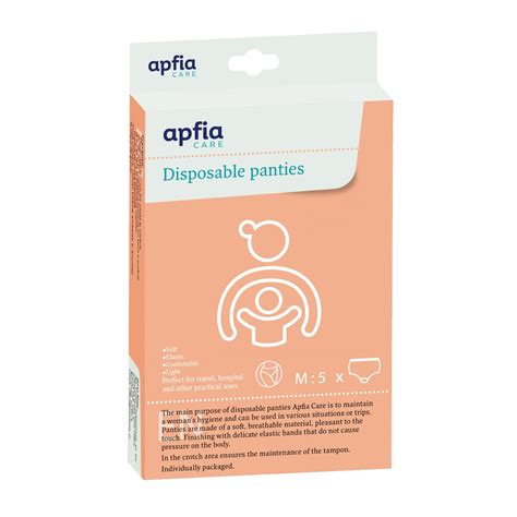 Chiloti De Unica Folosinta X 5 Buc Apfia Care Emag Ro