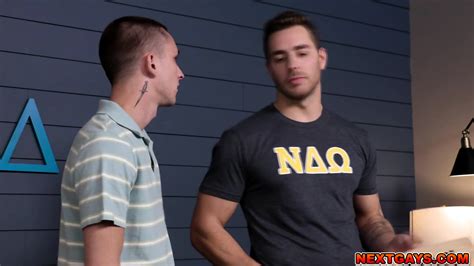 Stepbrothers Carter Woods And Theo Brady Fuck In Fraternity