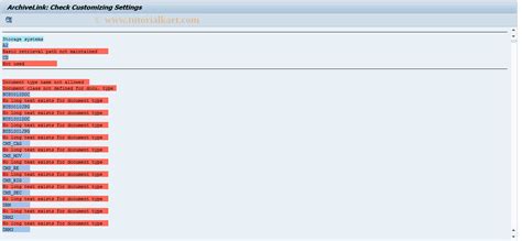 OACK SAP Tcode SAP ArchiveLink Syntax Check