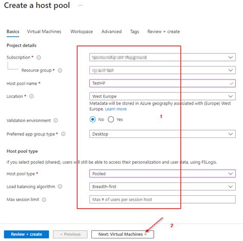 deploying and testing an avd pooled host pool