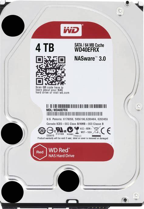 Western Digital 4tb Wd Red Nas Internal Hard Drive 5400 Rpm Class Sata 6 Gb S Cmr 64 Mb