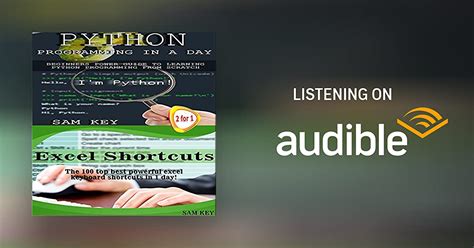 python programming in a day and excel shortcuts by sam key audiobook