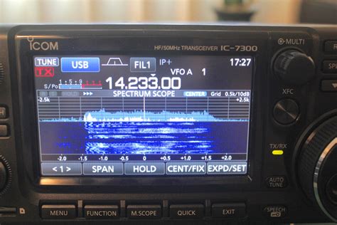 Icom Ic 7300 Spectrum Scope Narrow Span Worldwidedx Radio Forum