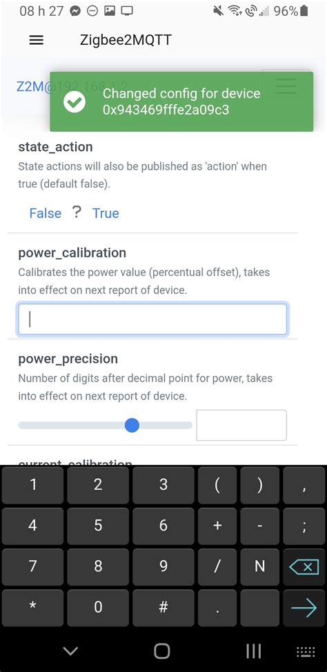 Exception While Calling Fromzigbee Converter Energycalibration Is Not A Number Got String