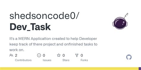 Github Shedsoncode0devtask Its A Mern Application Created To Help
