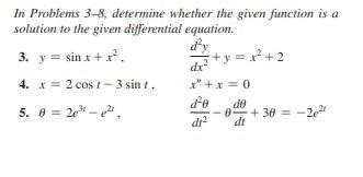 Solved In Problems Determine Whether The Given Function Chegg