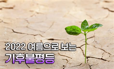 [환경] 2022 여름으로 보는 ‘기후불평등