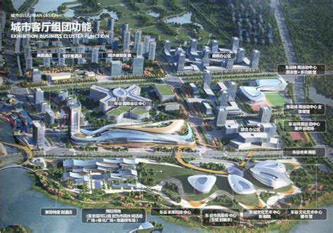 武汉经开区富康城项目军山新城车谷中央活力区城市设计2022 优80设计空间