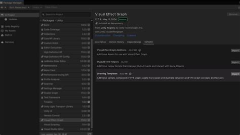 Unity 6 Vfx Graph Learning Templates Unity Engine Unity Discussions