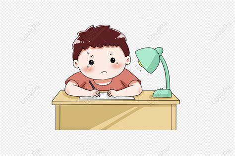숙제를 하고 Png 일러스트 및 벡터 이미지 무료 다운로드 Lovepik