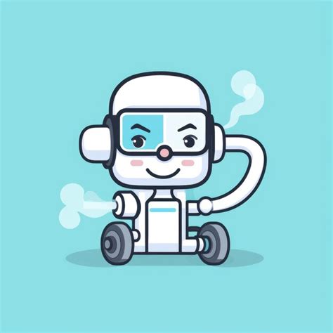 Premium Ai Image Nebulizer Mascot For A Company Logo Generative Ai