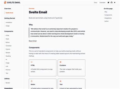 Svelte Email By Carstenlebek A Svelte Template Built At Lightspeed