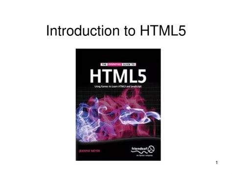 Ppt Introduction To Html5 Powerpoint Presentation Free Download Id